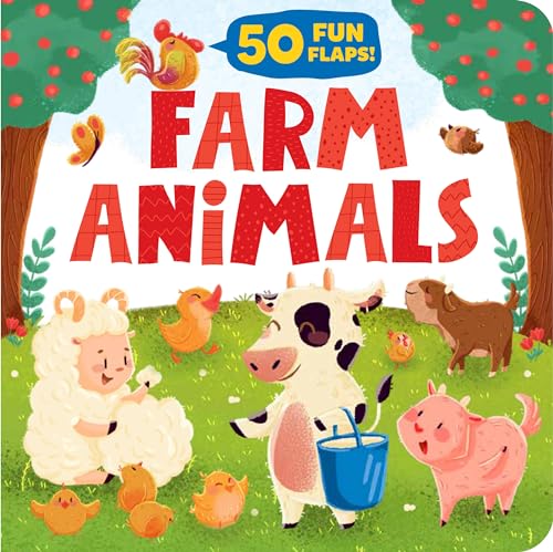 Farm Animals (50 Fun Flaps) – Mini Village Kids