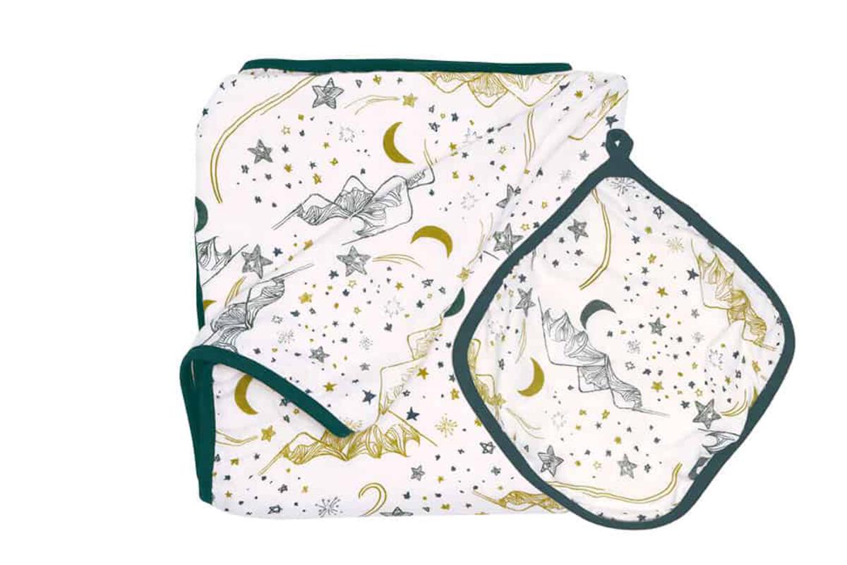 Nest Designs 4-Layer Nesting Baby Blanket (Bamboo) - Stars White – Mini ...
