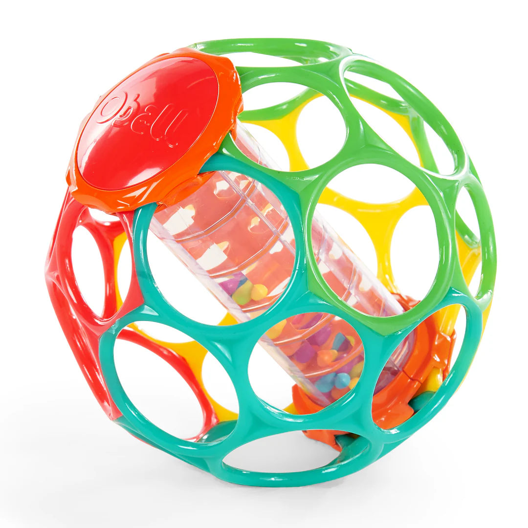 BRIGHT STARTS Oball - Rollin' Rainstick Rattle – Mini Village Kids