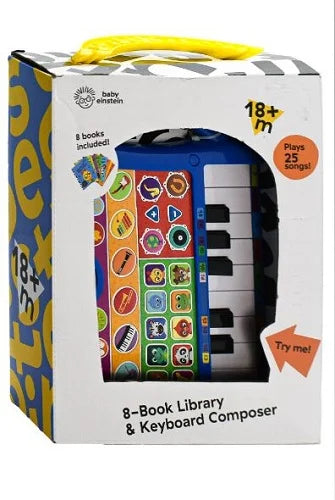 Baby Einstein 8-Book Library and Keyboard Composer – Mini Village Kids