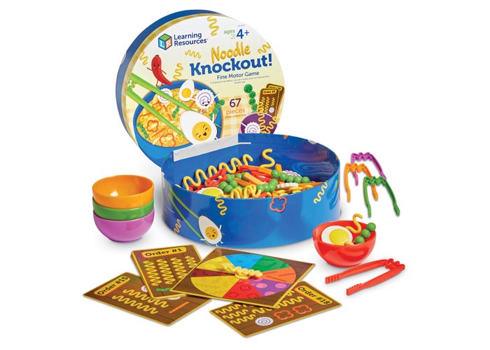 NOODLE KNOCKOUT – RAMEN FINE MOTOR GAME – LEARNING RESOURCES – Mini ...