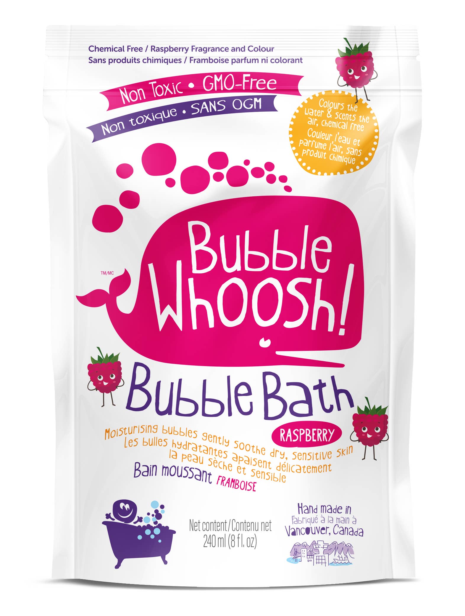 LOOT COMPANY Bubble Whoosh Raspberry – Mini Village Kids