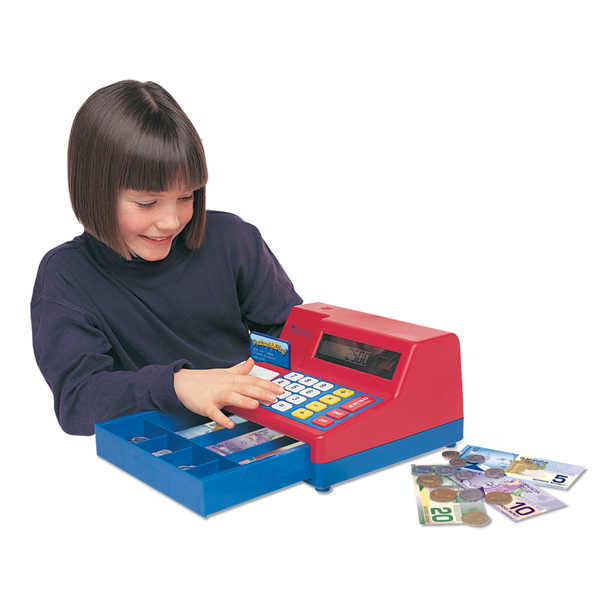LEARNING RESOURCES - PRETEND & PLAY CALCULATOR CASH REGISTER – Mini ...
